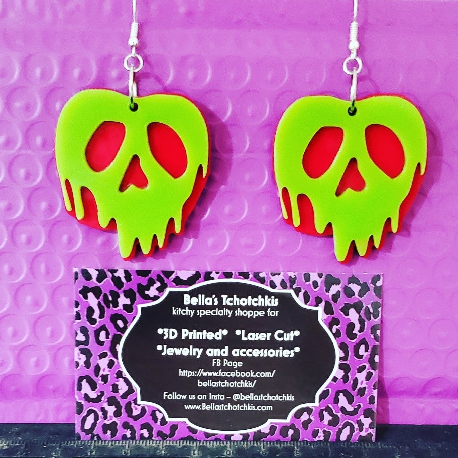 Poison Apple Earrings Bella s Tchotchkis